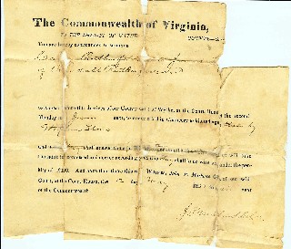 Letters: Summons for Calvin M. Rutherford and James T. Gleaves to ...