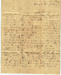 Letters: Glad to hear from Samuel; this is the first letter received ...